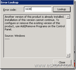 SCCM Configmgr 2012 ccmsetup installation failed Error Exitcode 1638 – All about Microsoft ...