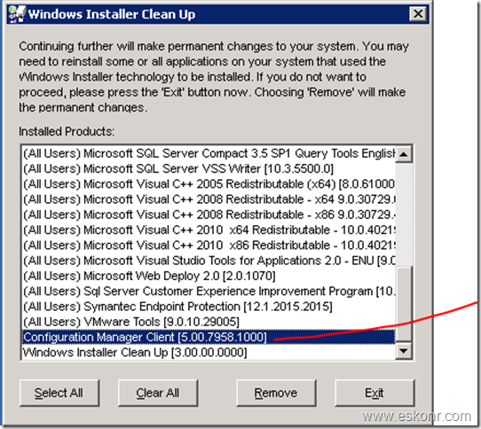 SCCM Configmgr 2012 ccmsetup installation failed Error Exitcode 1638 – All about Microsoft ...