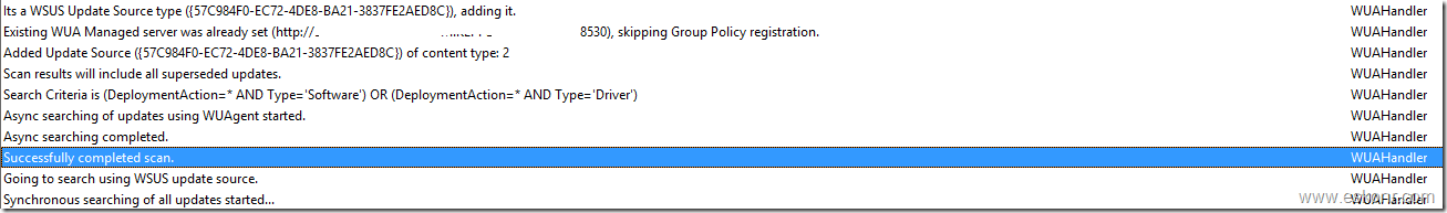 Sccm Configmgr 2012 Software Update Scan Error Group Policy Settings