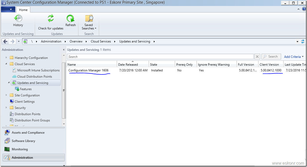 SCCM Configmgr Current Branch 1606 is now available – All about Microsoft Endpoint Manager