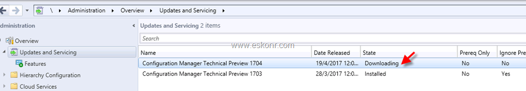 Sccm Configmgr Technical Preview Update 1704 Available All About Microsoft Endpoint Manager