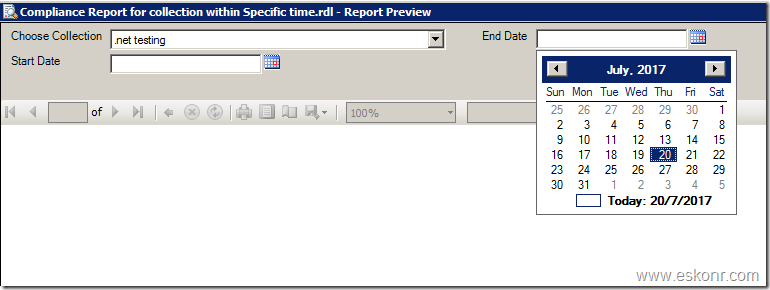 SCCM Configmgr Software Update Compliance Report for Specific Collection within Specific Time ...