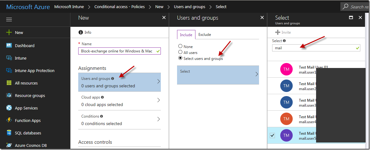 Conditional Access to deny /block access to exchange online from windows and mac devices – All ...