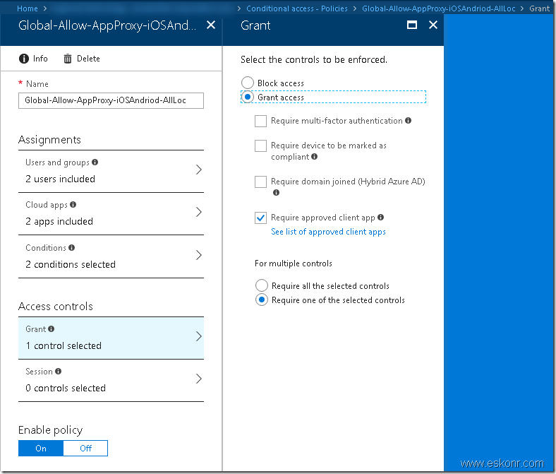 Restrict Azure App Proxy applications accessed via Intune Managed Browser – All about Microsoft ...
