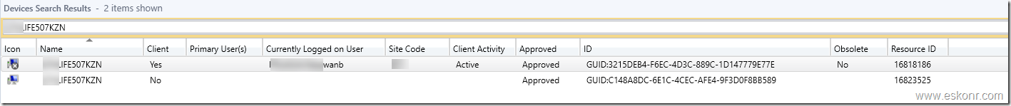 SCCM Configmgr collection SQL identify duplicate computer records with different GUID – All ...