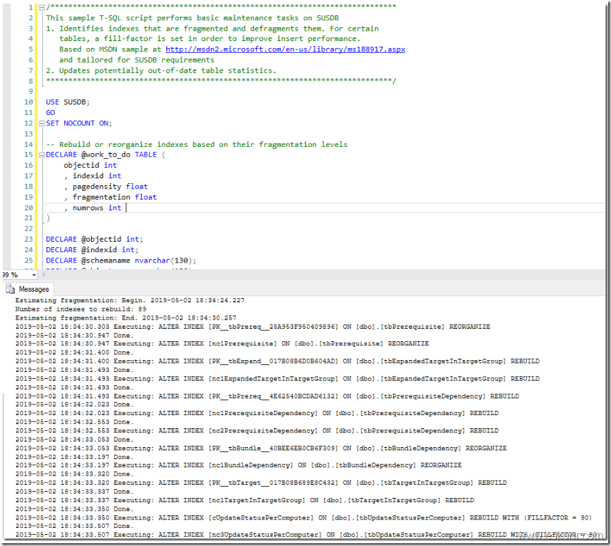 Clean up your WSUS database for better performance and SCCM software update compliance – All ...