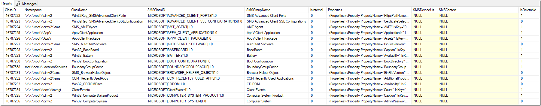How to find custom hardware inventory classes imported (MOF) into ConfigMgr database – All about ...