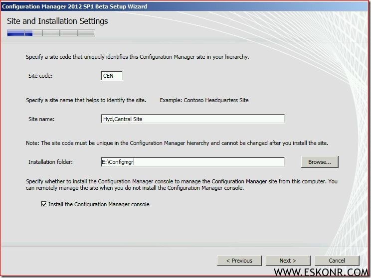 How Can I Install SCCM 2012 SP1 Beta CAS+Primary with SQL server 2008 ...