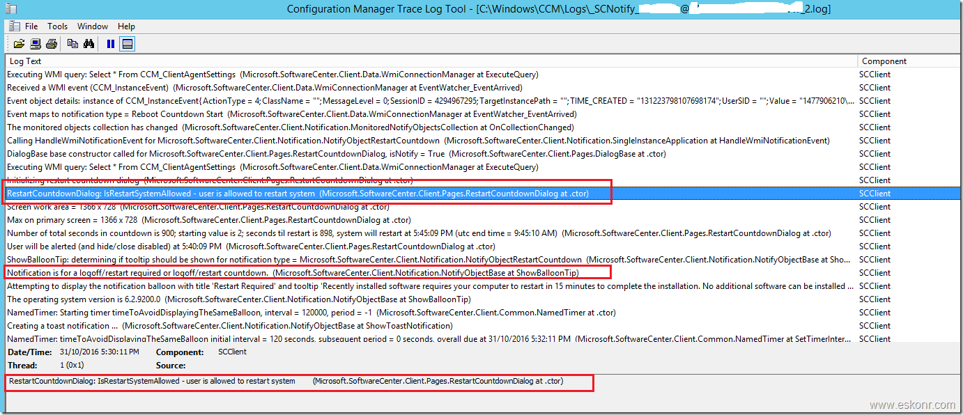 How to find who initiated restart of SCCM Configmgr Client – All about ...