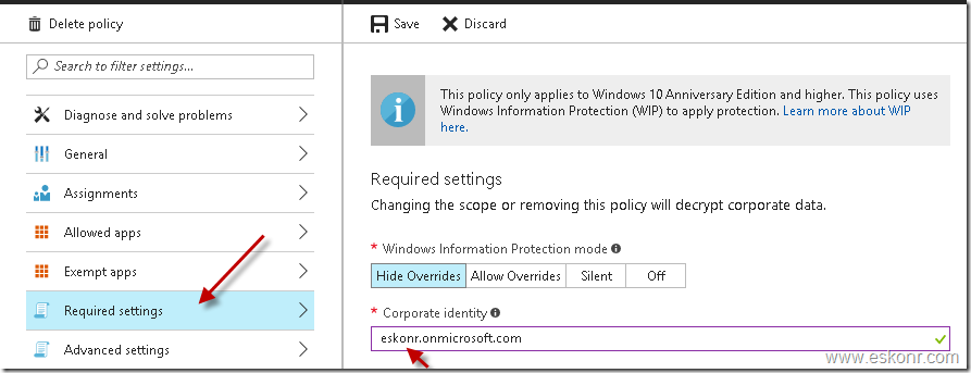 Intune Windows Information Protection (WIP) Policies test cases and ...