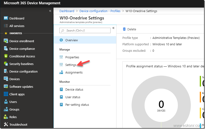 How to configure onedrive settings using intune – All about Microsoft ...