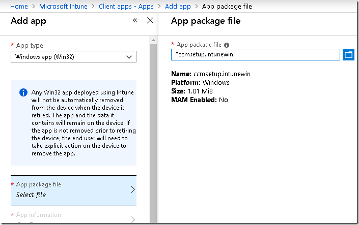 How to uninstall SCCM client using Intune Win32 app management – All ...