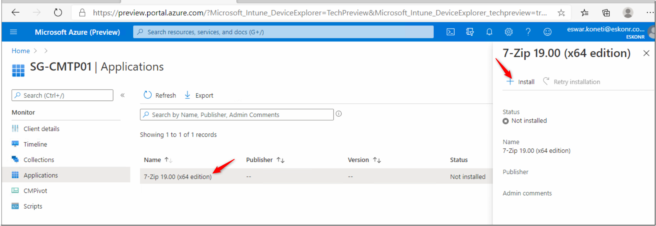 Technical preview 2005 – Tenant attach Install application in real time ...