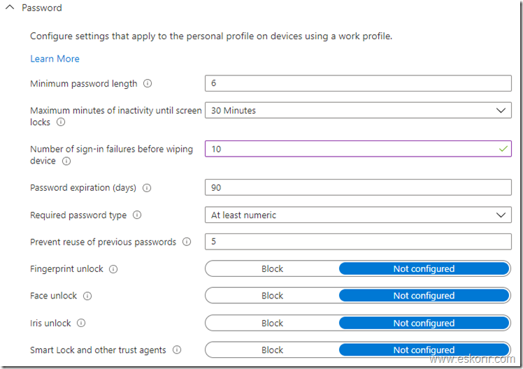 The case of unexplained – Android Enterprise Work Profile password in ...